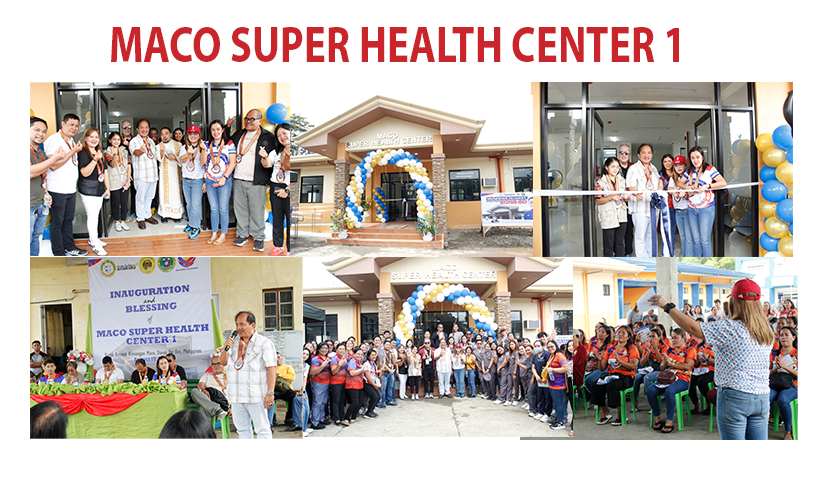 Inauguration and Blessing of Maco Super Health Center 1 Located at ...